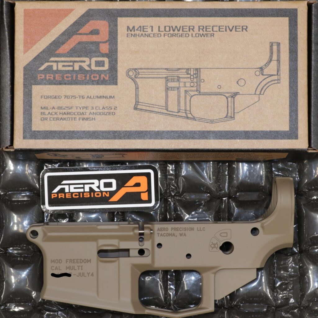 Aero Precision Freedom M4E1 Stripped Lower FDE - Snake River Rifleworks