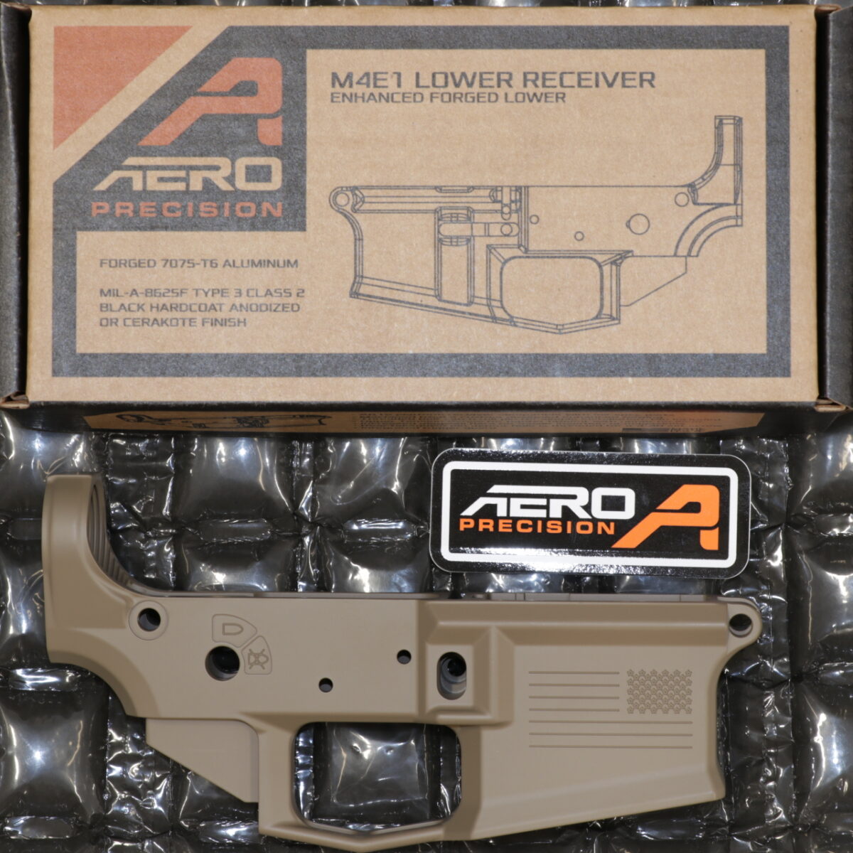 Aero Precision Freedom M4E1 Stripped Lower FDE - Snake River Rifleworks