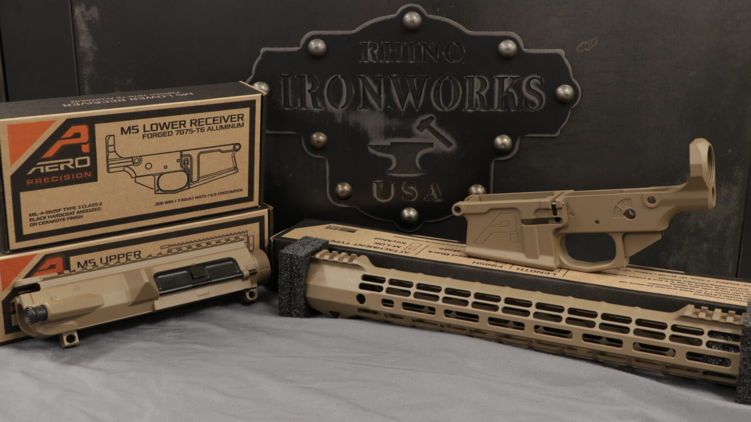 Aero Precision M5 S-ONE FDE Builder Set! M5 Lower, M5 Assembled Upper ...
