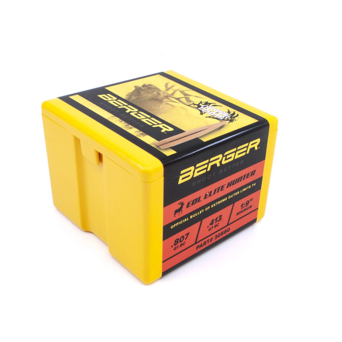 Berger 245 Grain Extreme Outer Limits (EOL) Elite Hunter Rifle Bullet ...